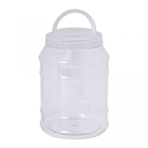 PET3000RDH PET JAR ROUND 3000ML W/HANDLE – Century Plastic